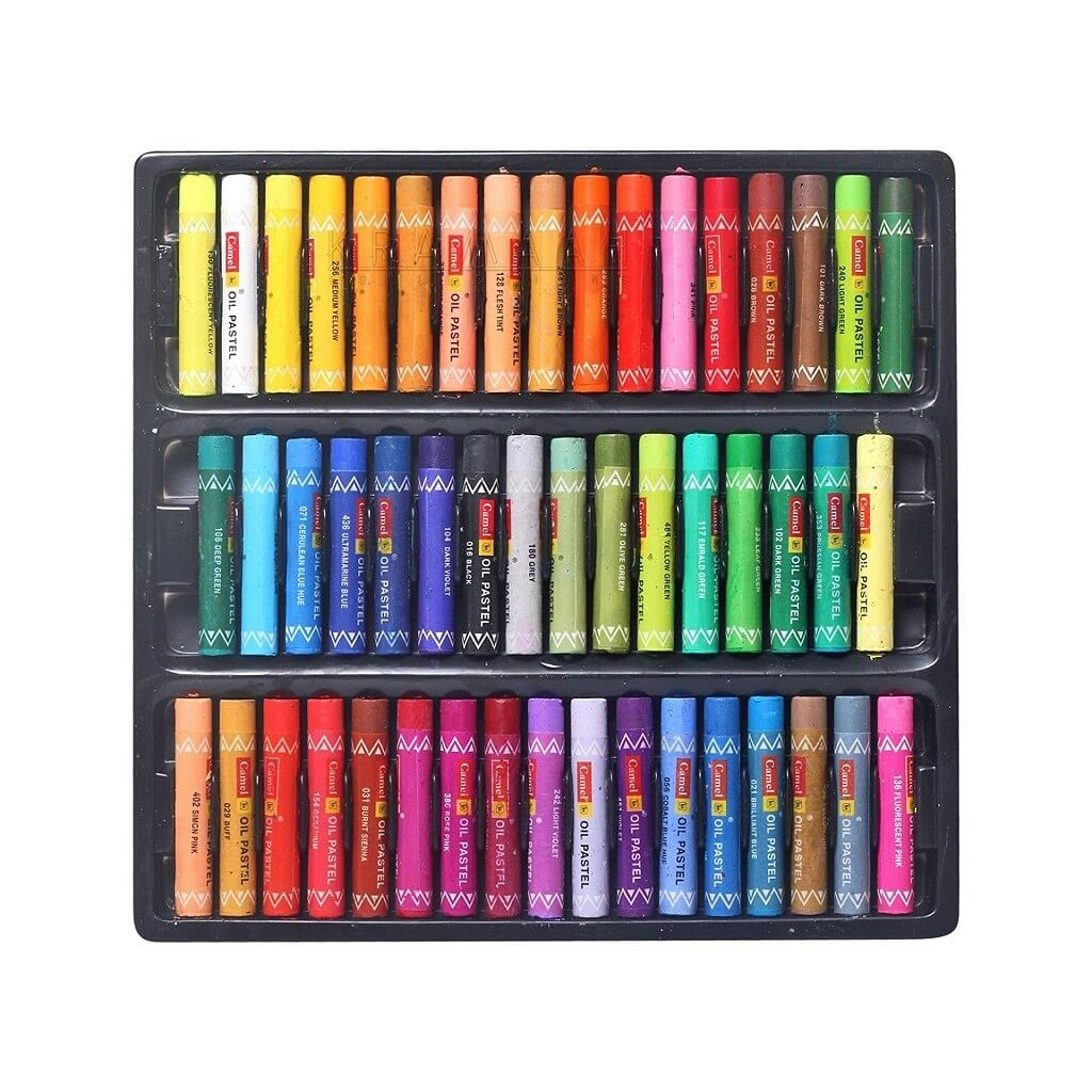 Kokuyo Camlin Oil Pastels- 50 Shades Pack Of 10 - Pastels - Kokuyo ...