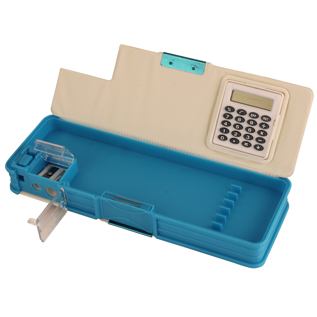 STYM Pencil Box With Twist Calculator Plastic (2 sides, Set of 1 ...