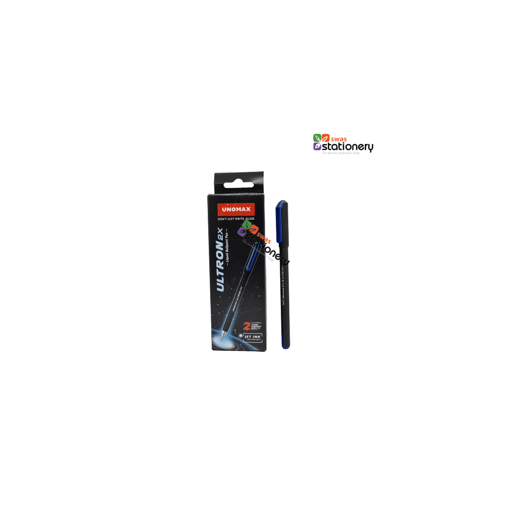 Unomax Ultron 2X Liquid Ballpoint Pen Blue Ink Pack OF 60 - Ballpoint ...