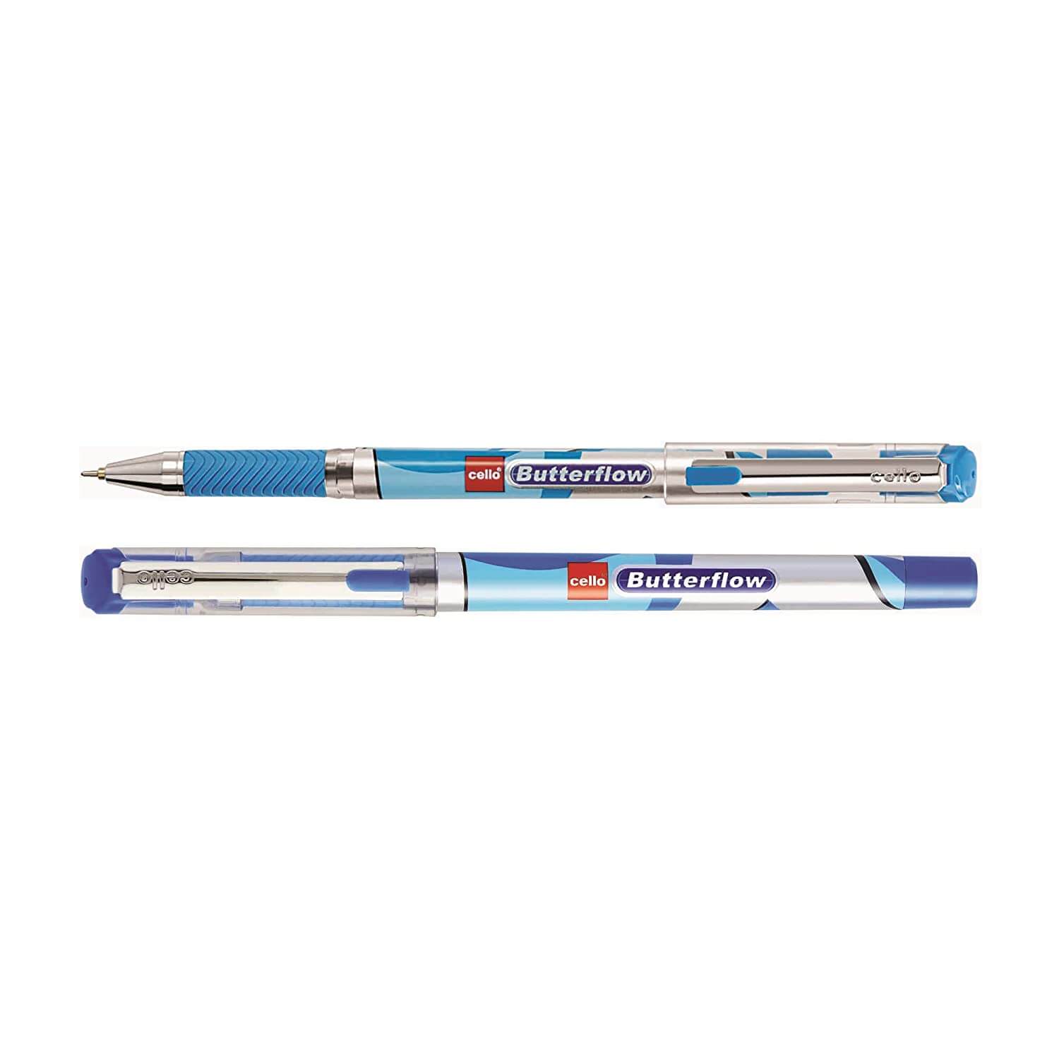Cello BUTTERFLOW Ballpoint pen Blue Ink Pack of 10 - Ballpoint Pens ...